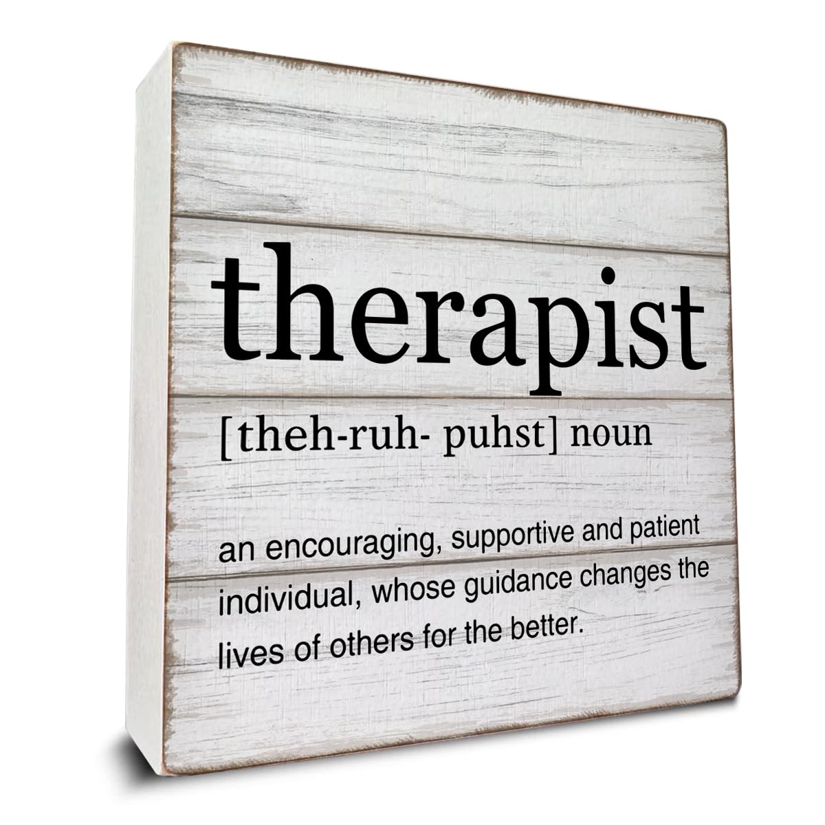 Amazon.com: Therapist Gift Therapist Definition Wooden Box Sign ...