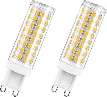 G9 10W LED Light Bulbs, Dimmable Replacement for 80-100W G9 Halogen ...