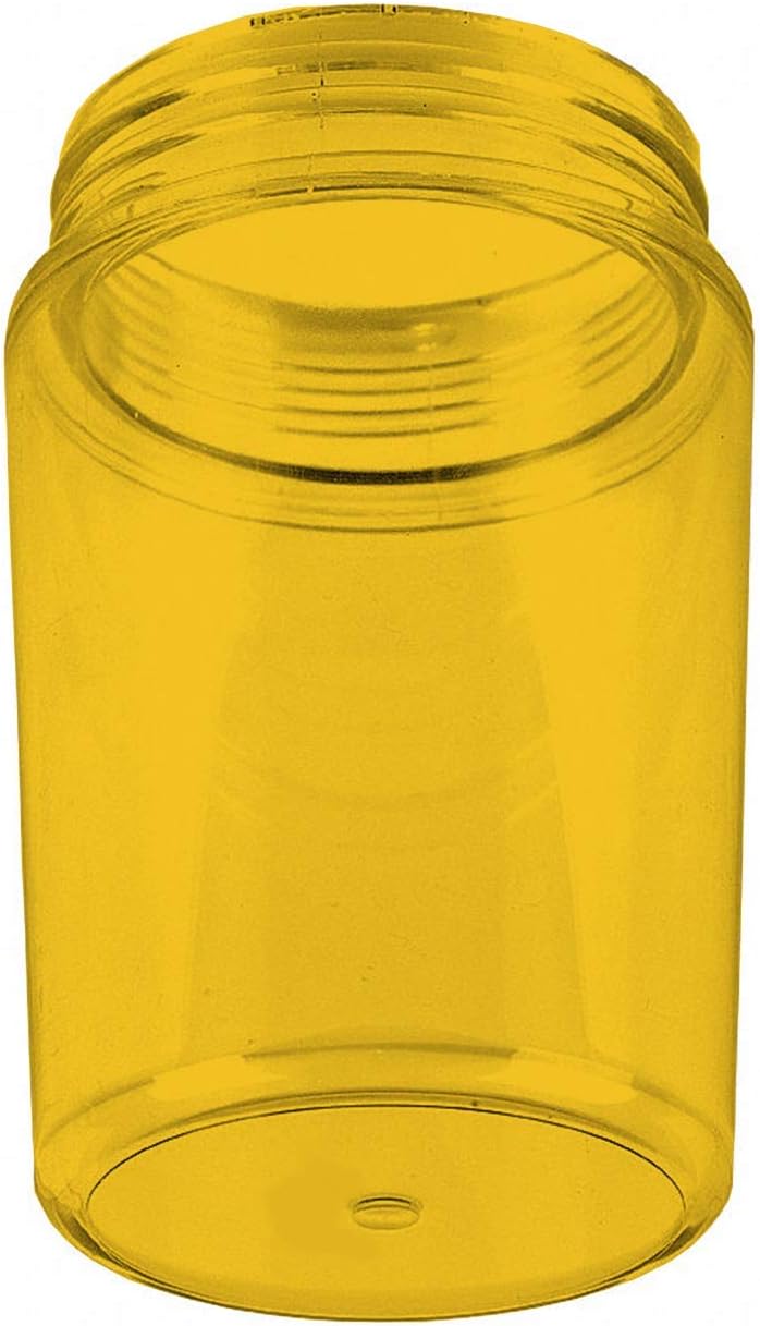 KastLite Acrylic Amber Jelly Jar with Threaded Neck | 6" Indoor/Outdoor ...