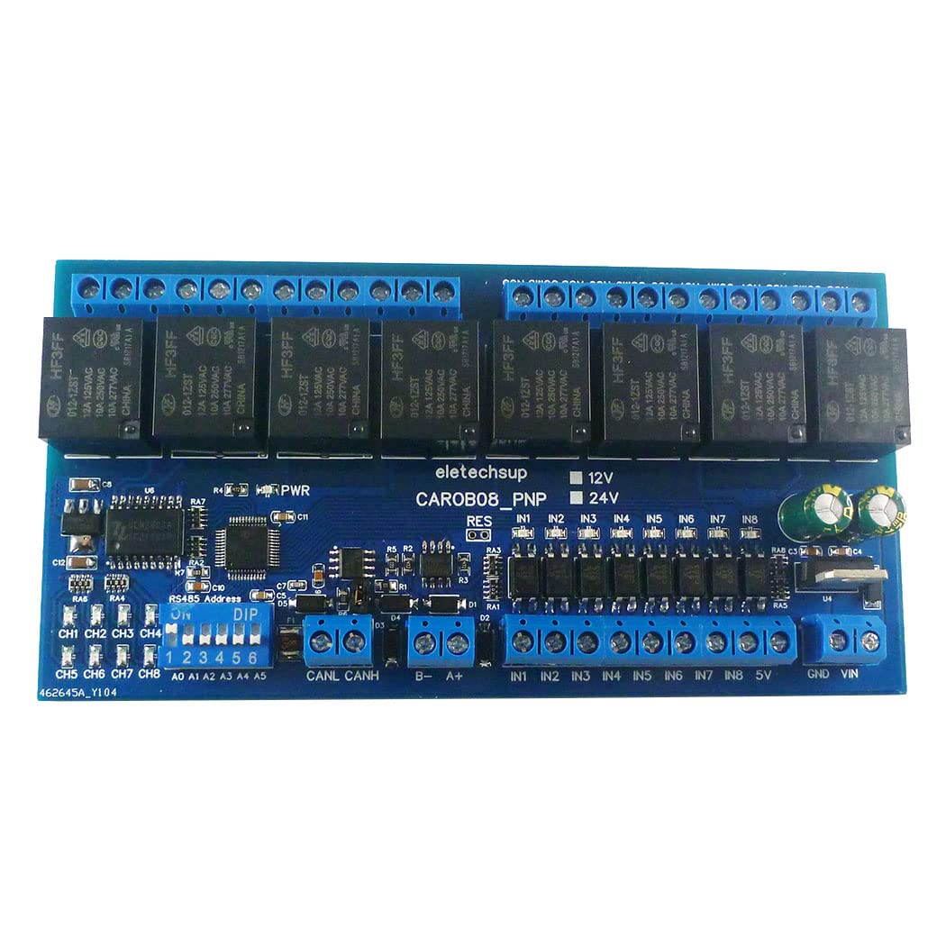 DC 12V 8CH DI-DO CAN Fieldbus Relay Module RS485 Nepal | Ubuy