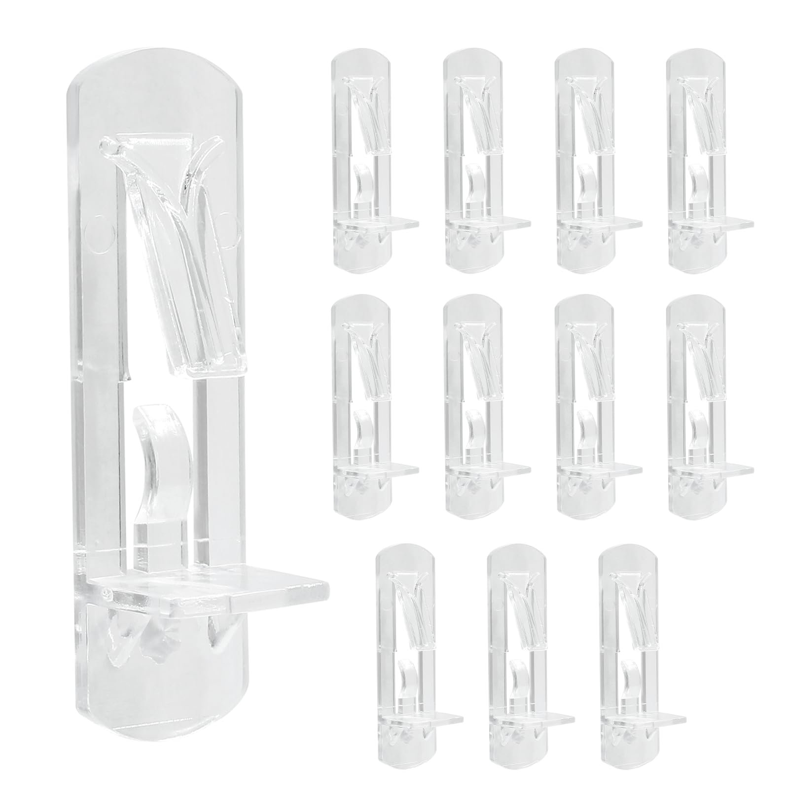 Amazon.com: Biaungdo 12 Pcs Plastic Locking Shelf Support Pegs, 5mm ...