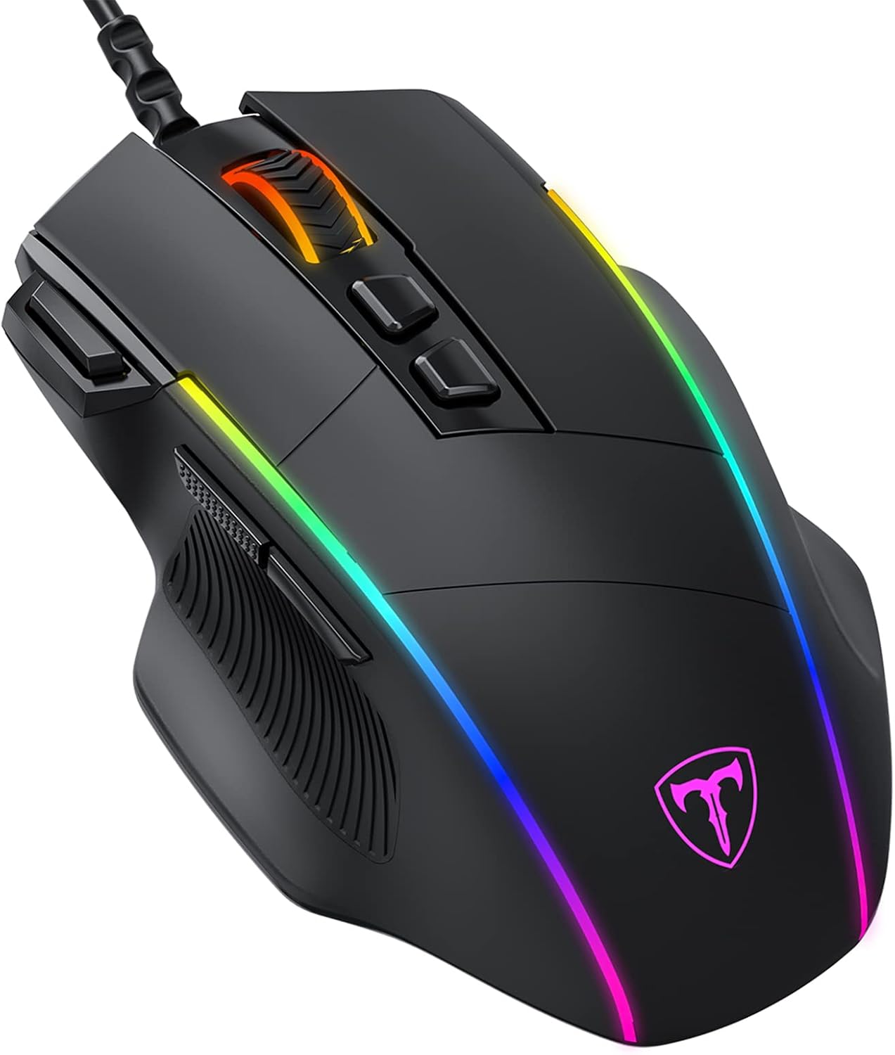 TERPORT S608 Mouse Gaming de RGB Retroiluminación, Mouse Alambrico de ...