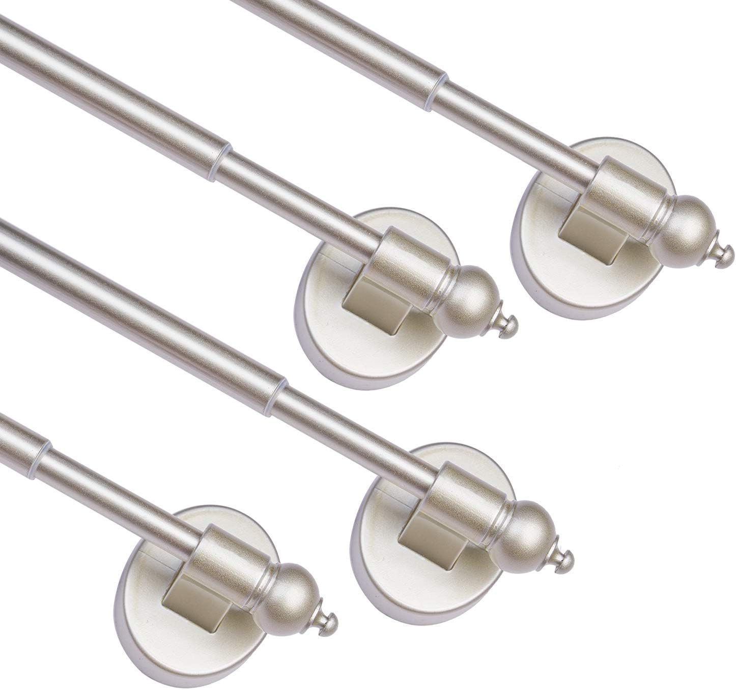 Amazon.com: LaigenGanzi Magnetic Curtain Rods,Multi-Use Adjustable ...