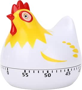 Amazon.com: Chicken Cartoon Kitchen Timer, Cute Shape 60min Mechanical Countdown Reminder ...