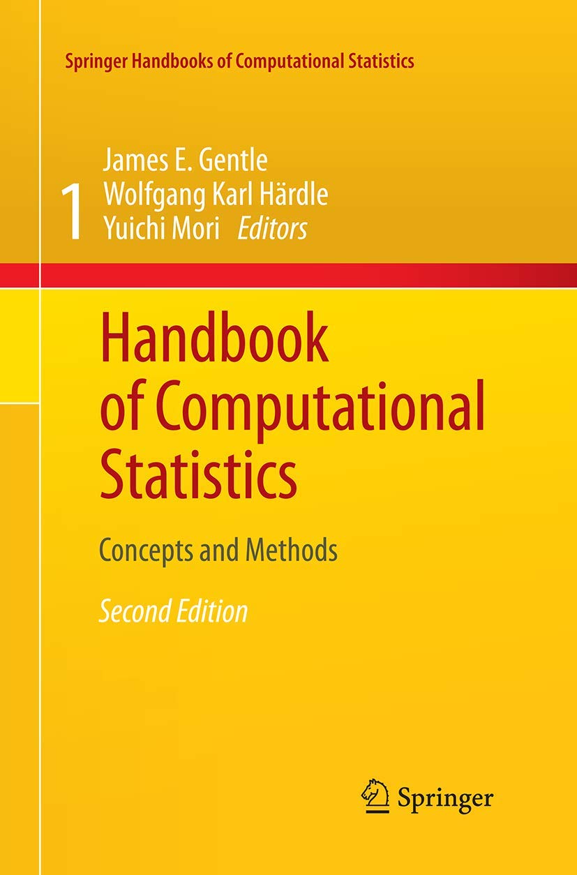 Handbook Of Computational Statistics Concepts And Methods