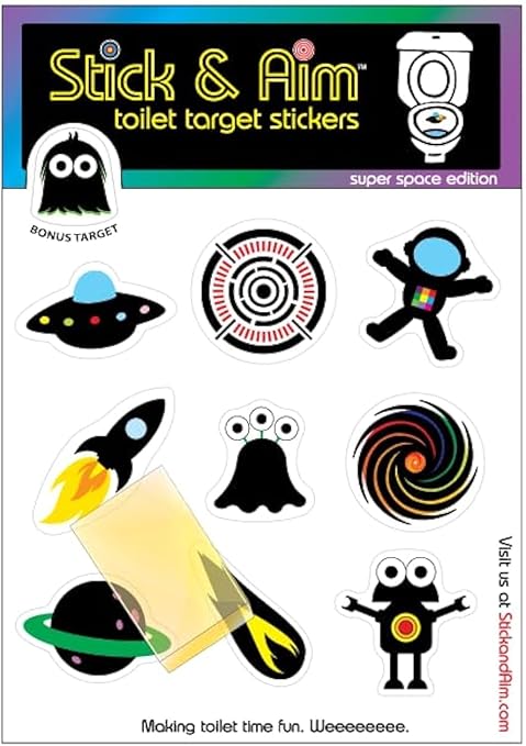 Amazon.com: Color Change Target Stickers Space Edition with Applicator ...
