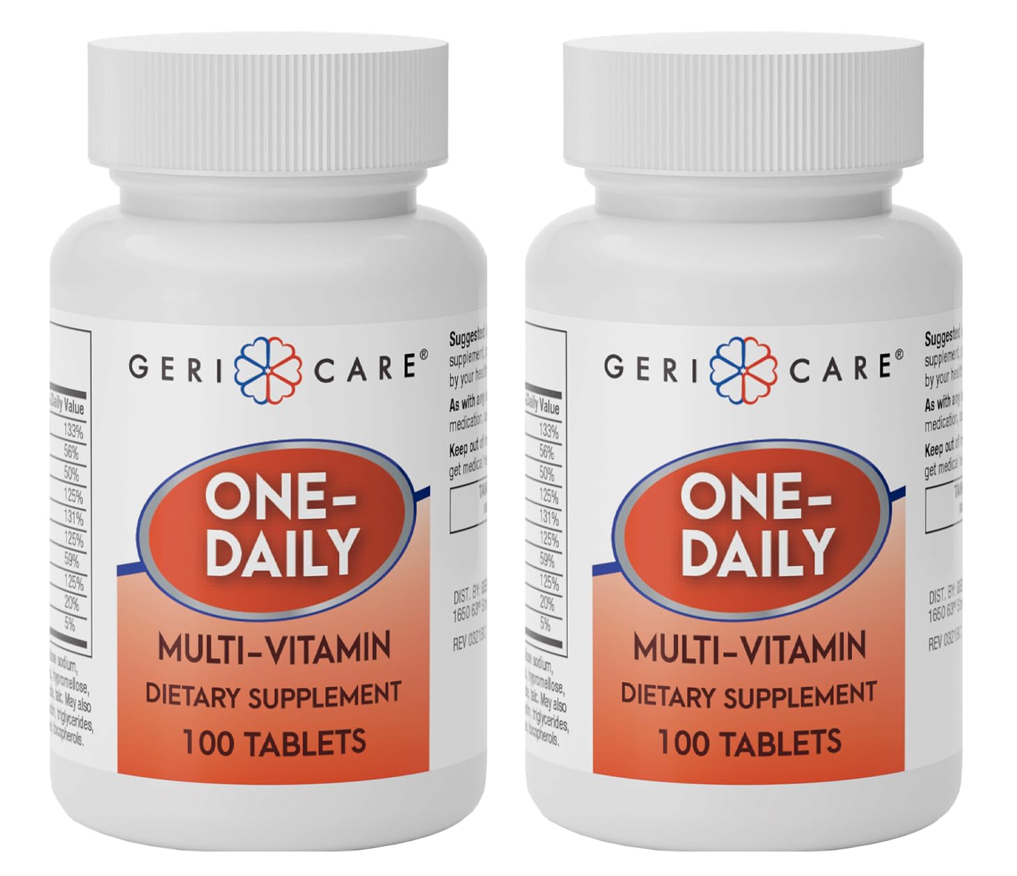 Amazon.com: GeriCare One-Daily Multi-Vitamin Tablets Dietary Suplement ...