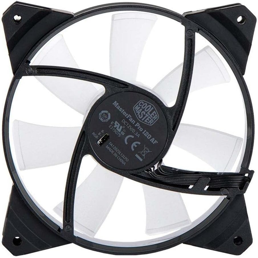 Amazon.com: Cooler Master MasterFan Pro 120 Air Flow RGB- 120mm High ...