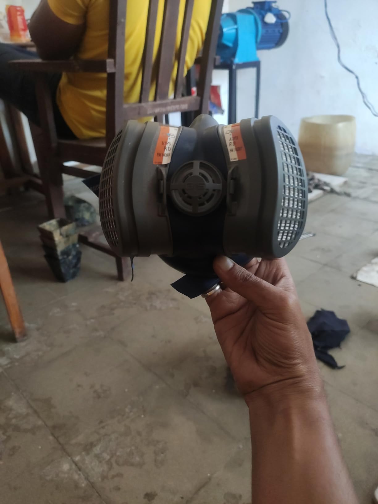 GVS Spr503 Elipse Mask With A1P3 Filters For Organic Gases And Dust, M ...