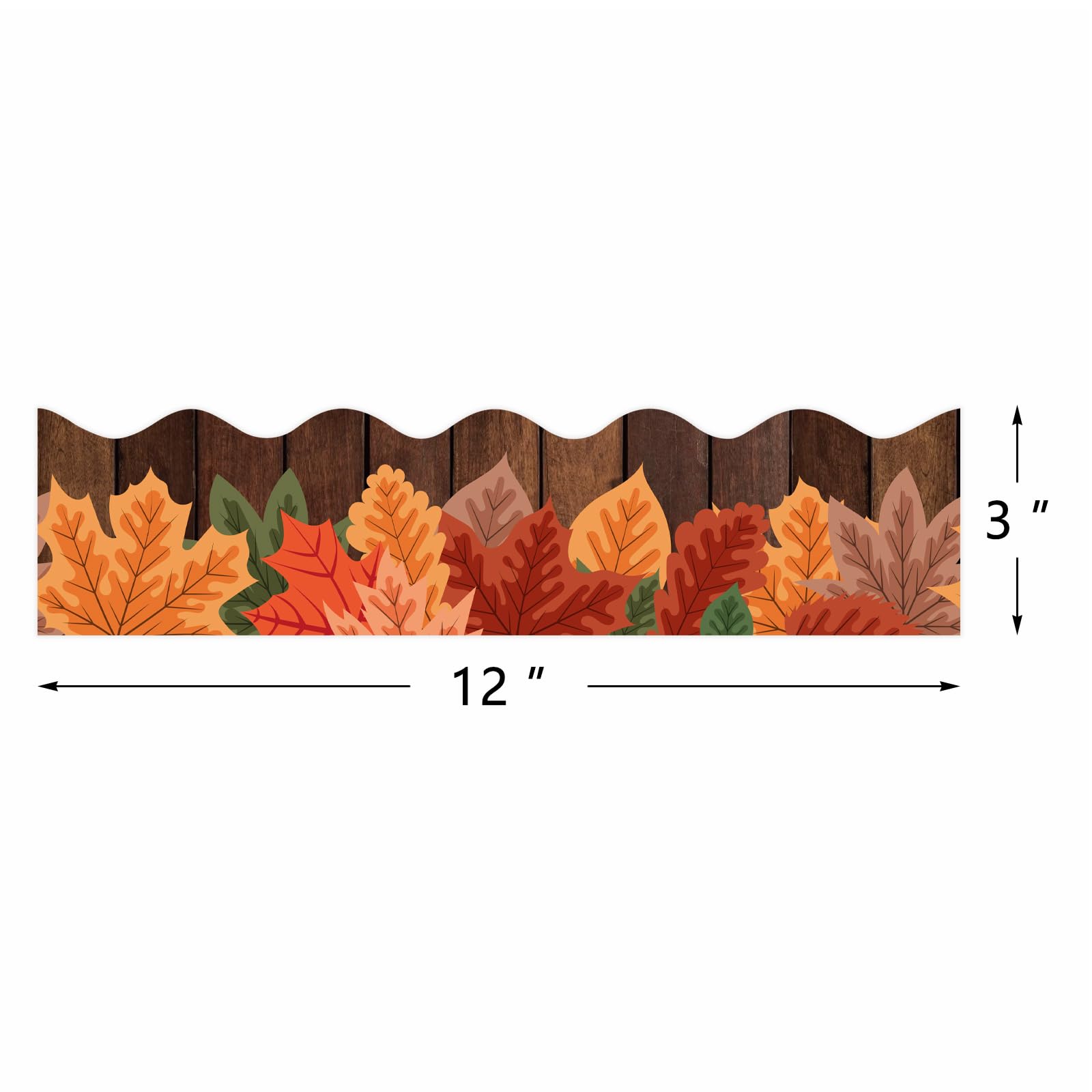 Borders & Trimmers Fall Leaves Bulletin Board Border 5 Printable ...