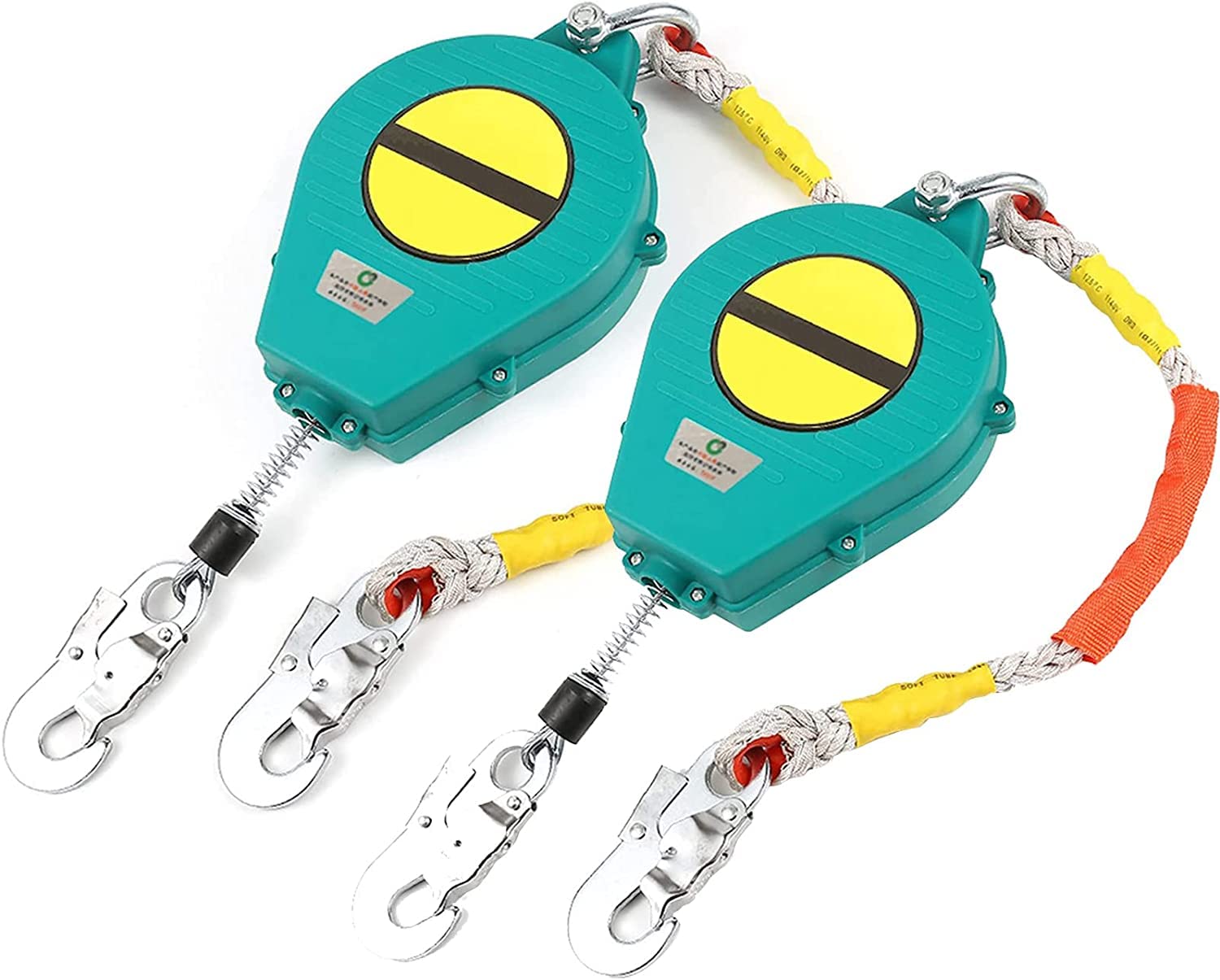 2pcs Self Retracting Lifeline Retractable Fall Protection Lanyard With ...