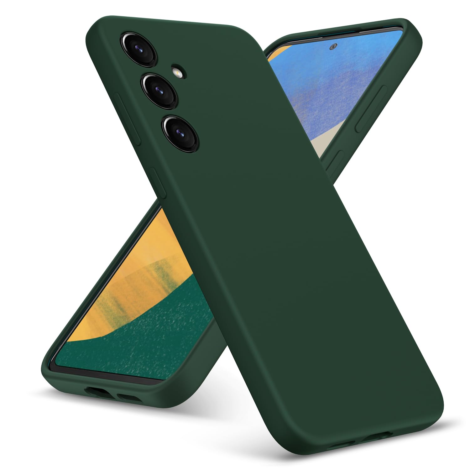 PIXFAB For Samsung Galaxy A05s Case, Slim Liquid Silicone Shockproof [Anti-scratch] Armor ...