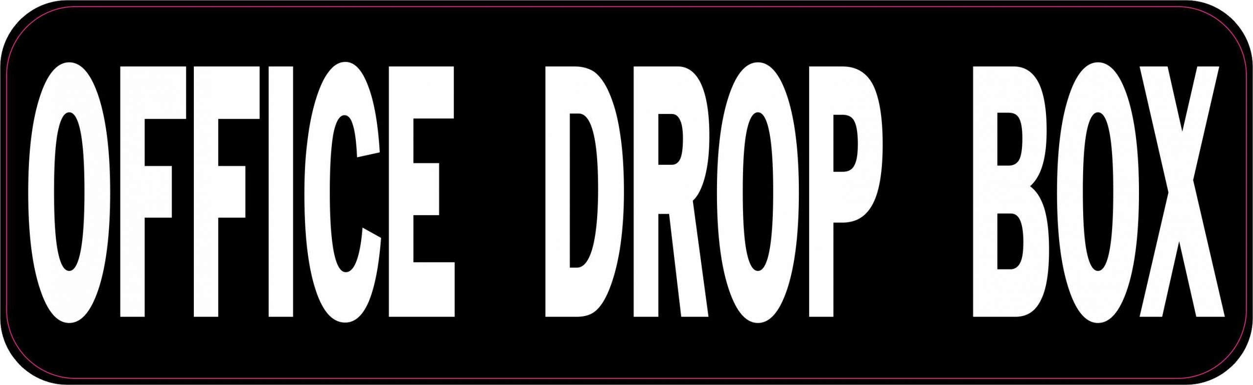 Amazon.com: StickerTalk Office Drop Box Vinyl Sticker, 10 inches by 3 ...