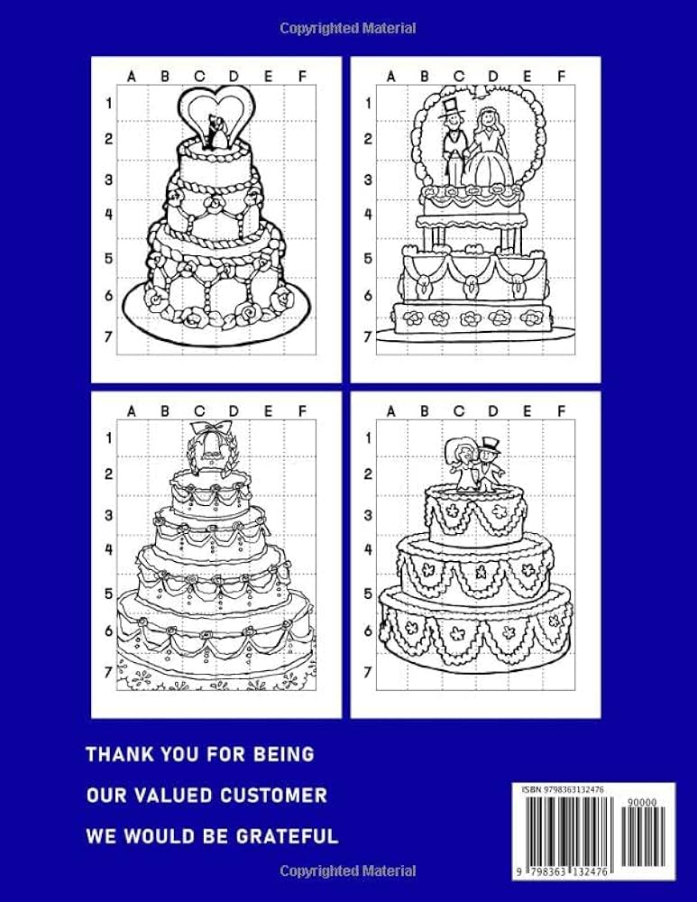 wedding cake coloring pages to print
