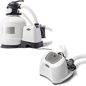 Amazon.com : Intex 3000 GPH Sand Filter Pump with Built-In Timer and ...
