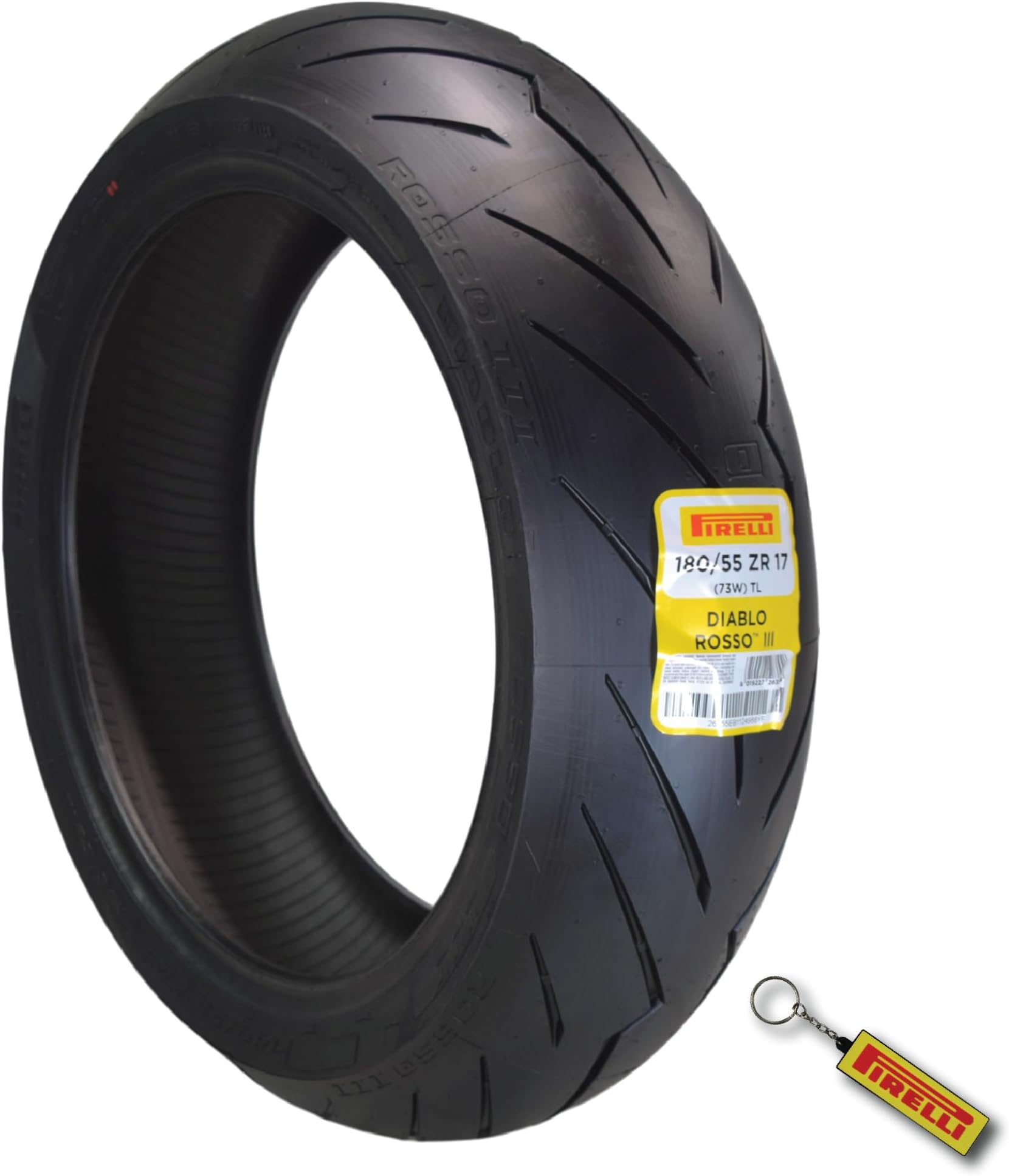 Amazon.com: Pirelli Diablo Rosso III 180/55 ZR17 Rear Motorcycle Tire ...