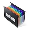 Amazon.com : SortRax Plastic High Capacity Hanging File Folders, Pastel Colors, 4" Expanding ...