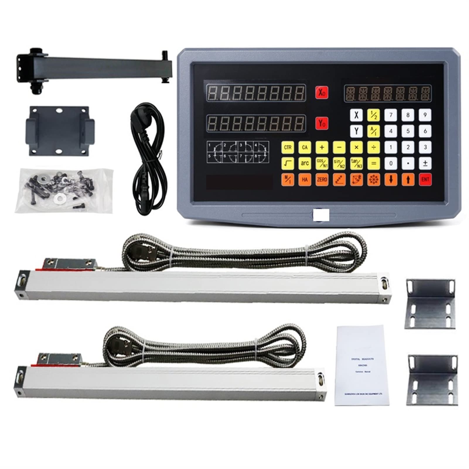 Buy Lathe Linear Scale 2 Axis Linear Scales Set/Kit SDS2MS Digital ...