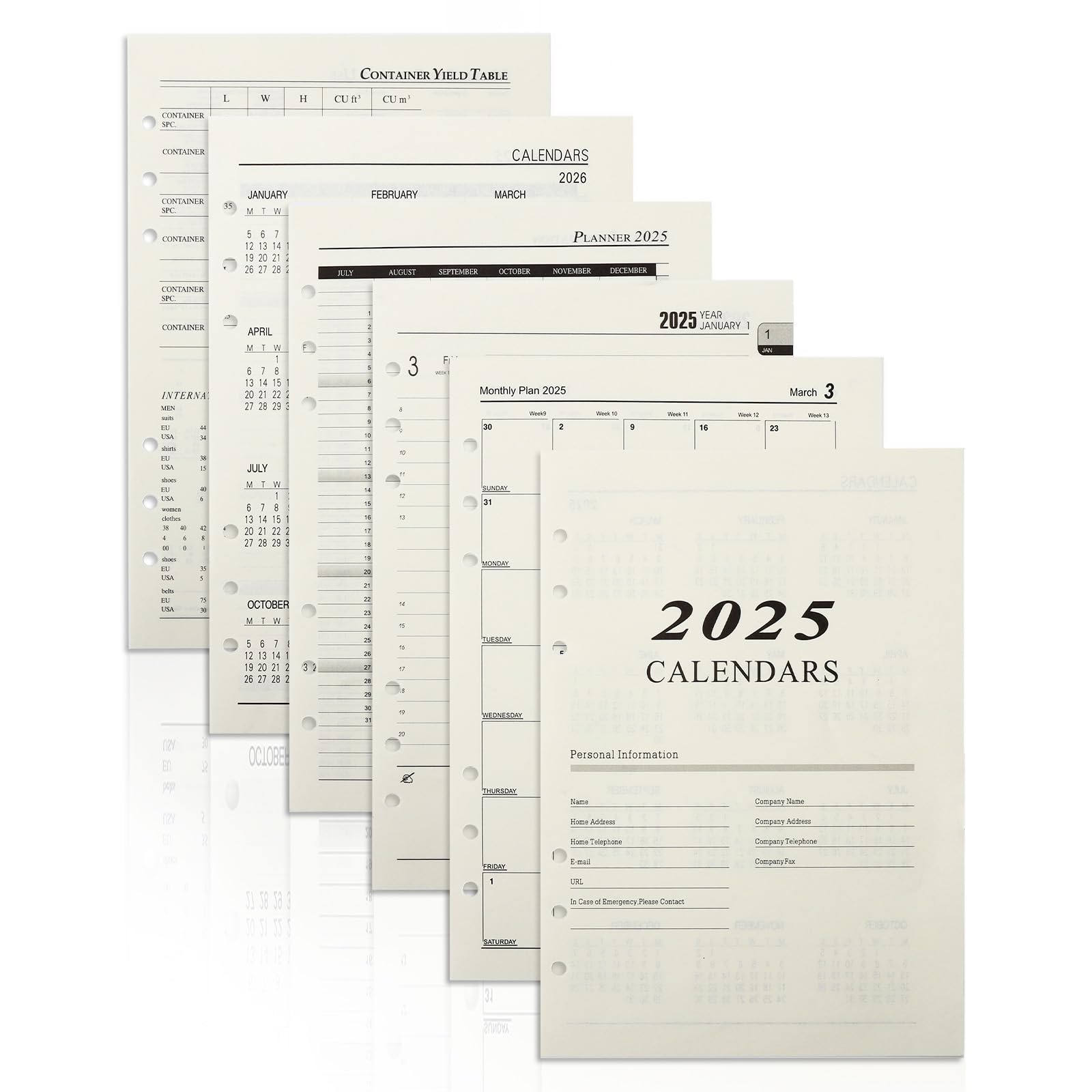 2025 Diary Refill A5 Size A5 Diary 2025 Day Per | Desertcart Cyprus