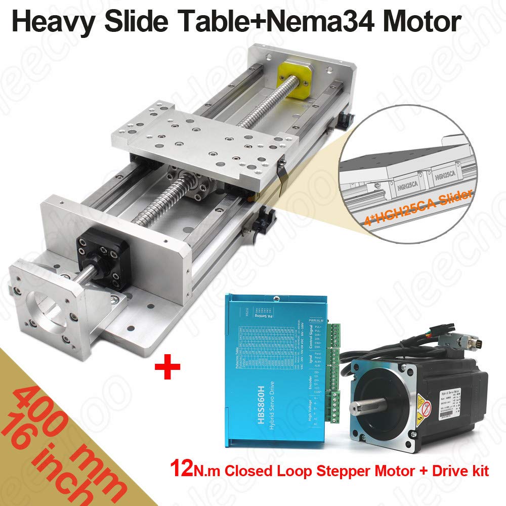 Buy XYZ Axis Sliding Table Travel Length 400mm 16Inch Ballscrew SFU2505 ...