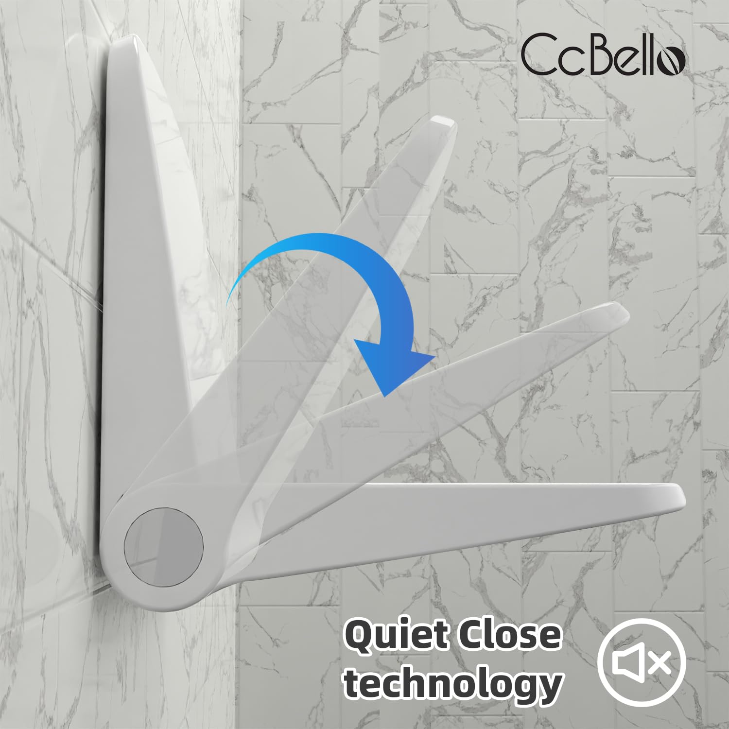 Snapklik.com : Wall-Mounted Shower Seat Holds Up To 440lbs, Folding ...