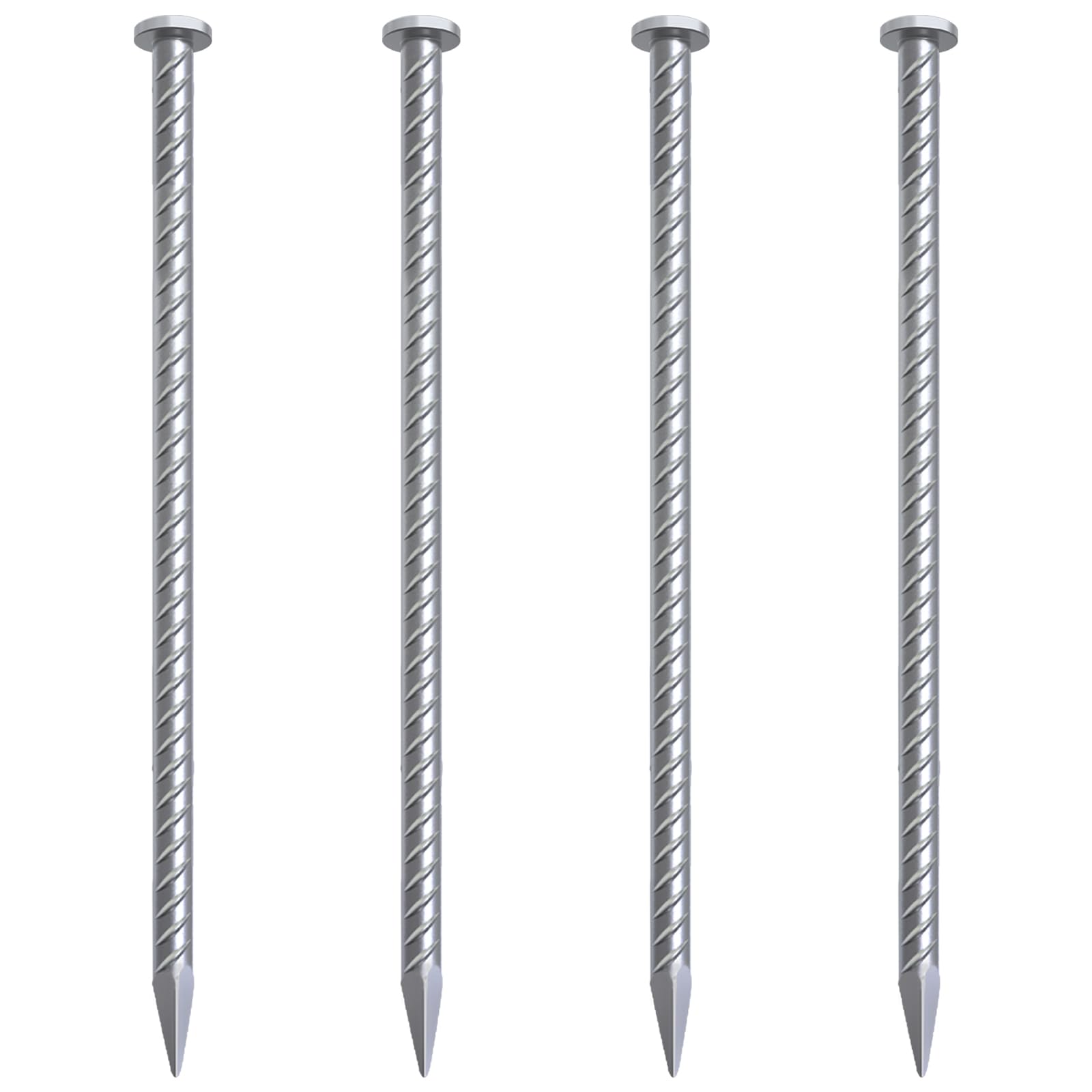Snapklik.com : 16 Inches Rebar Stake 1/2 Inch Thinkness Galvanized ...