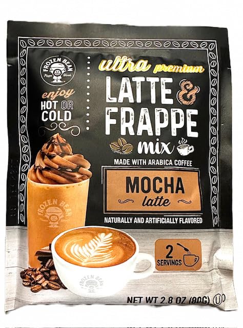 Amazon.com : Ultra Premium Latte & Frappe mix Moca Latte Net WT 2.8 oz ...