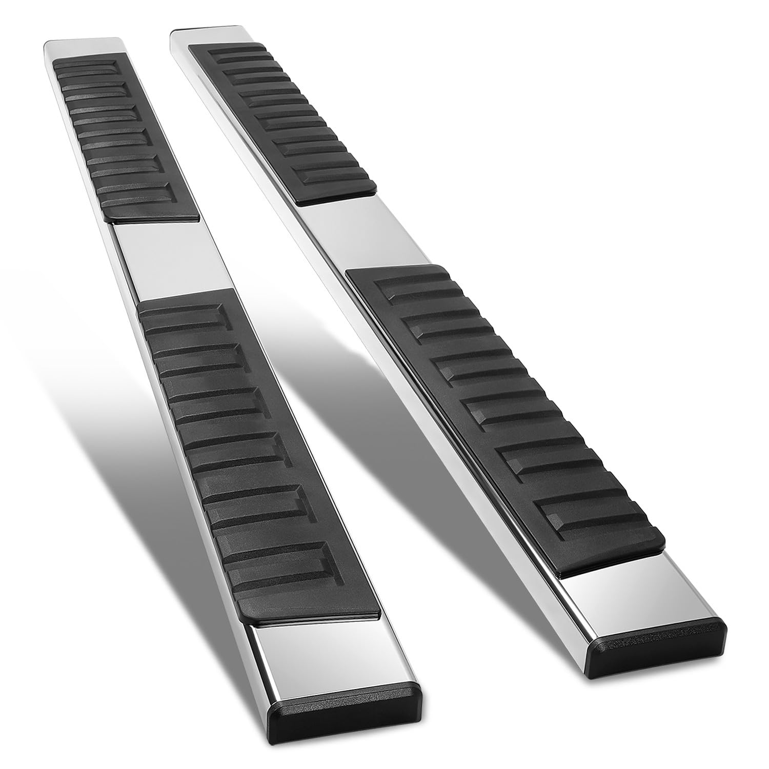 Amazon.com: DNA MOTORING 6.75" Wide Flat Running Boards Side Step Bars ...