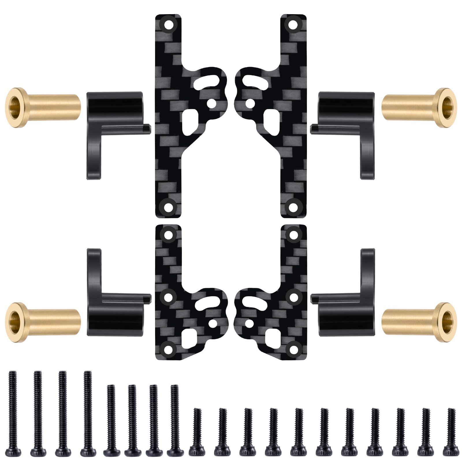Snapklik.com : Aluminum RC Car Shock Tower Carbon Fiber Shock Flex ...
