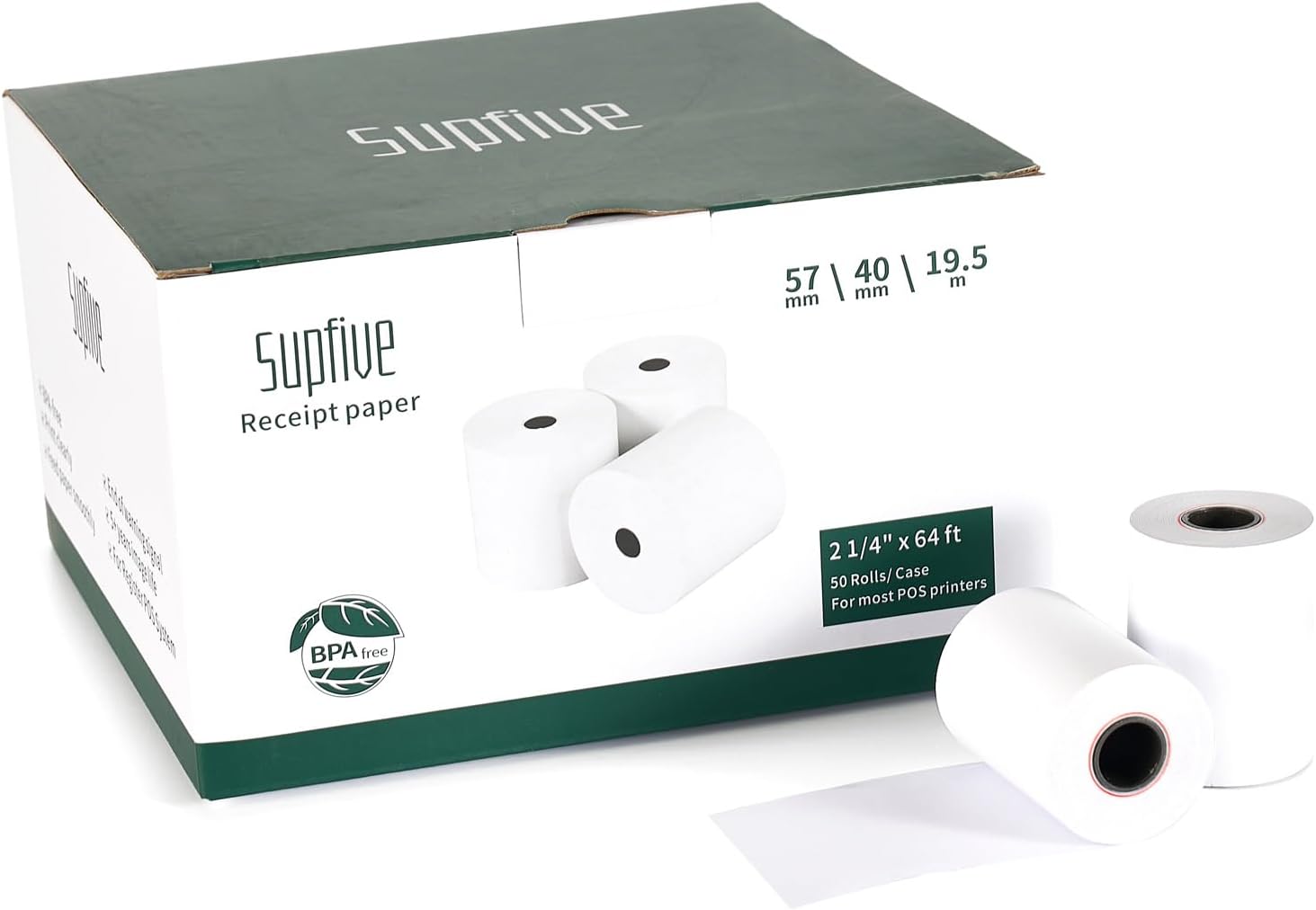 80MM x 80MM Thermal Receipt Till Rolls epos pos Machine Receipt Rolls ...