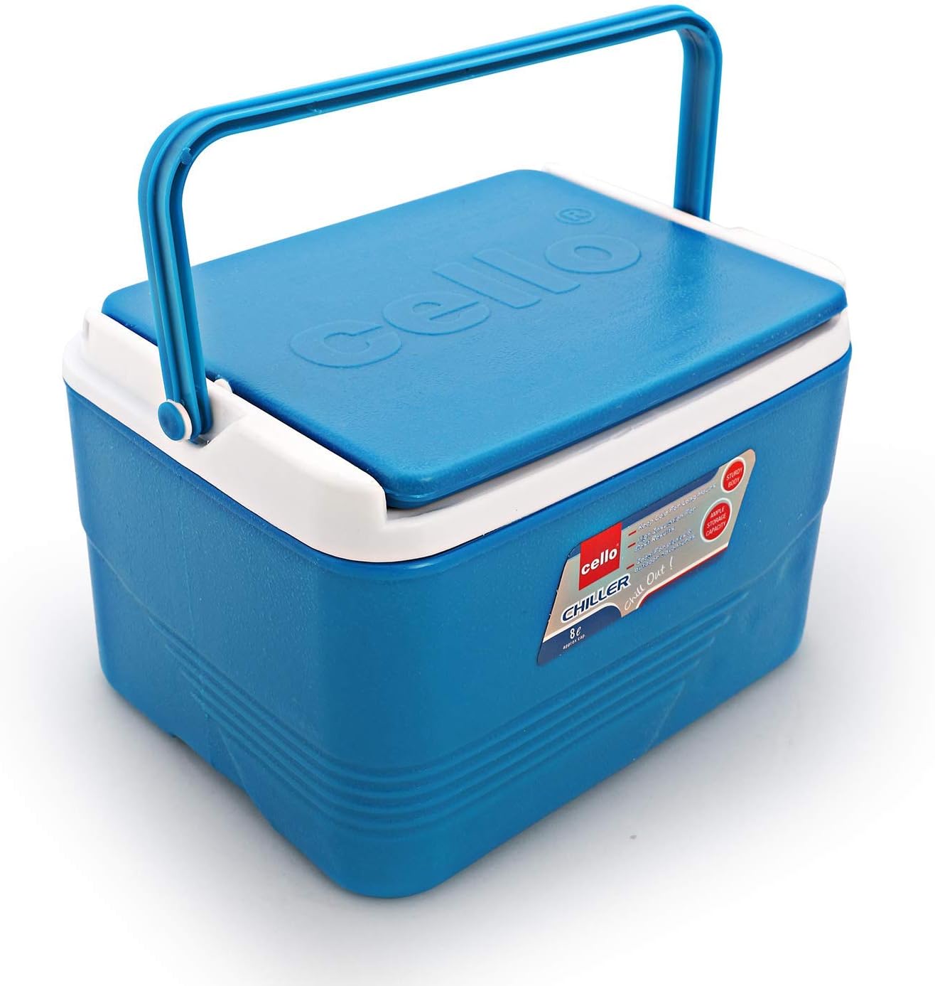 Buy Cello Chiller Ice Box | Standard Size for Travel Party Bar Ice ...