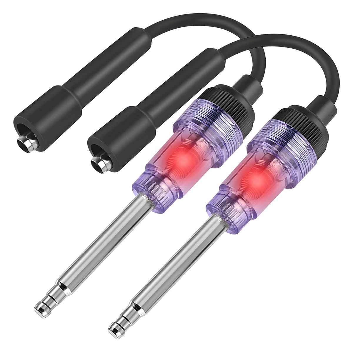 Snapklik.com : 2PCS Inline Spark Plug Tester, Straight Boot Engine ...