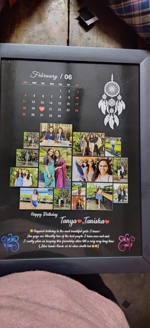 FRAME PIX Personalized Photo Frame Customize for Loved Ones, Friends ...