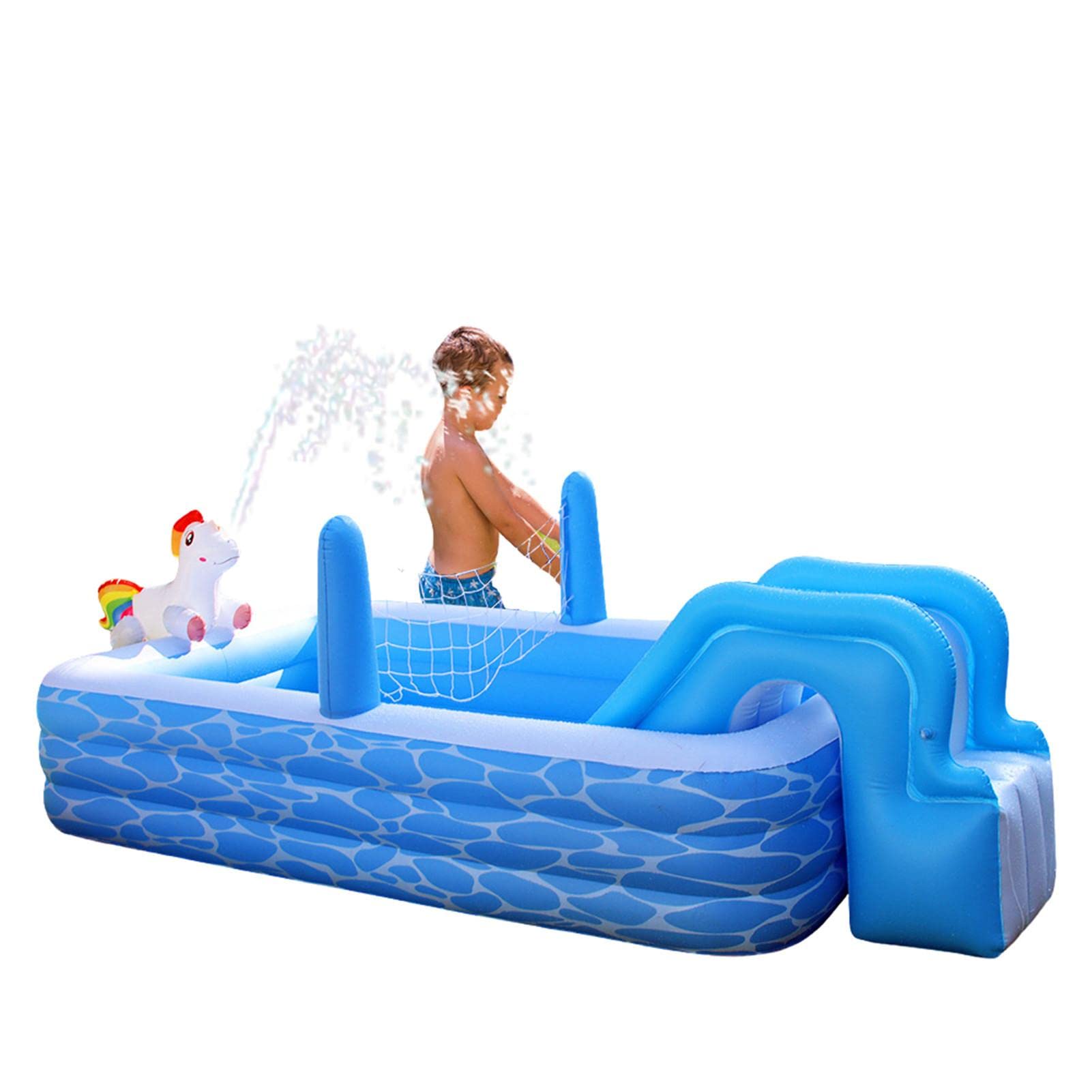 Buy Jimtuze Inflatable Swimming Pools for Kids - Multi-functional Blow ...