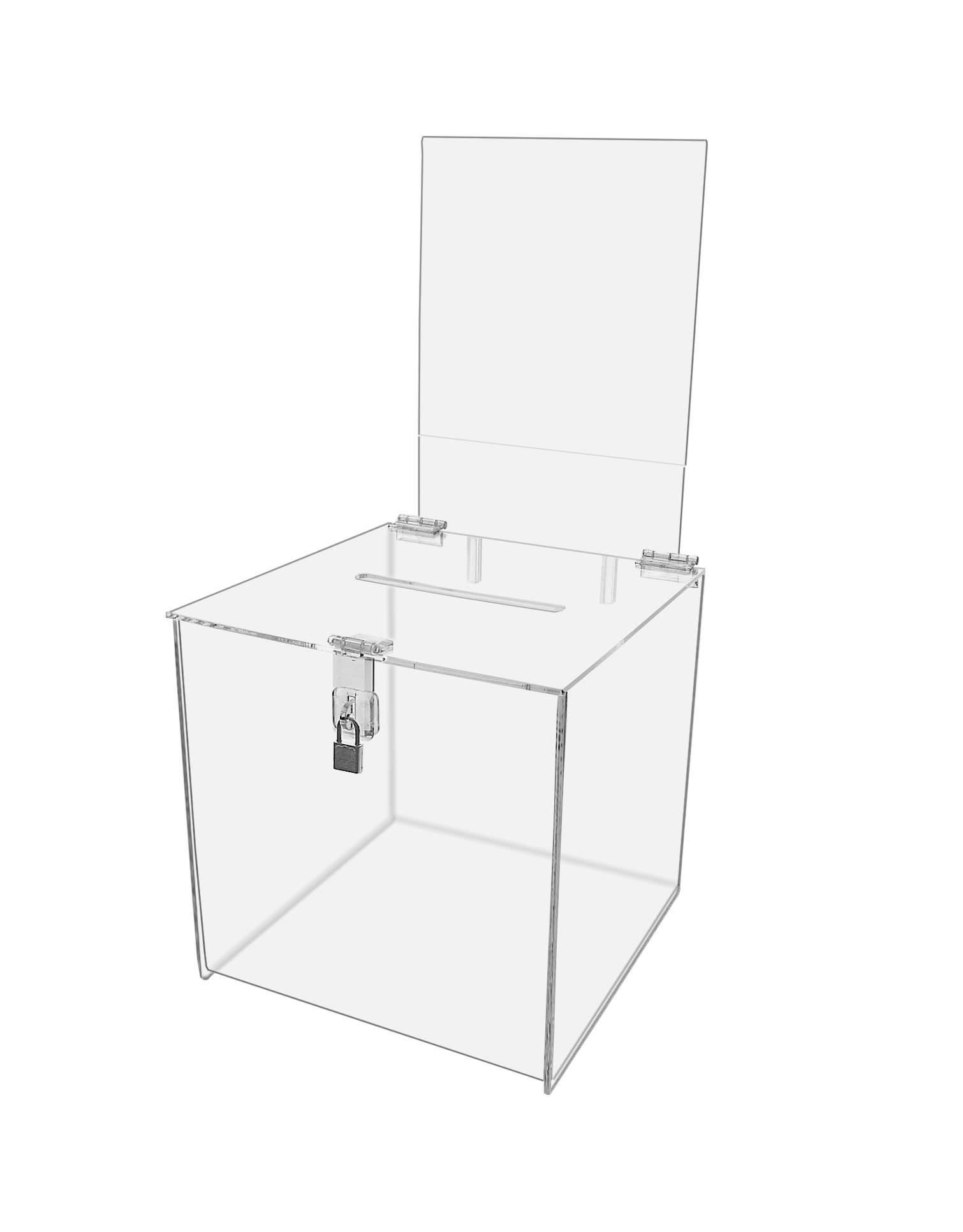 Buy Marketing Holders Locking Ballot Box with Removable Sign Holder ...
