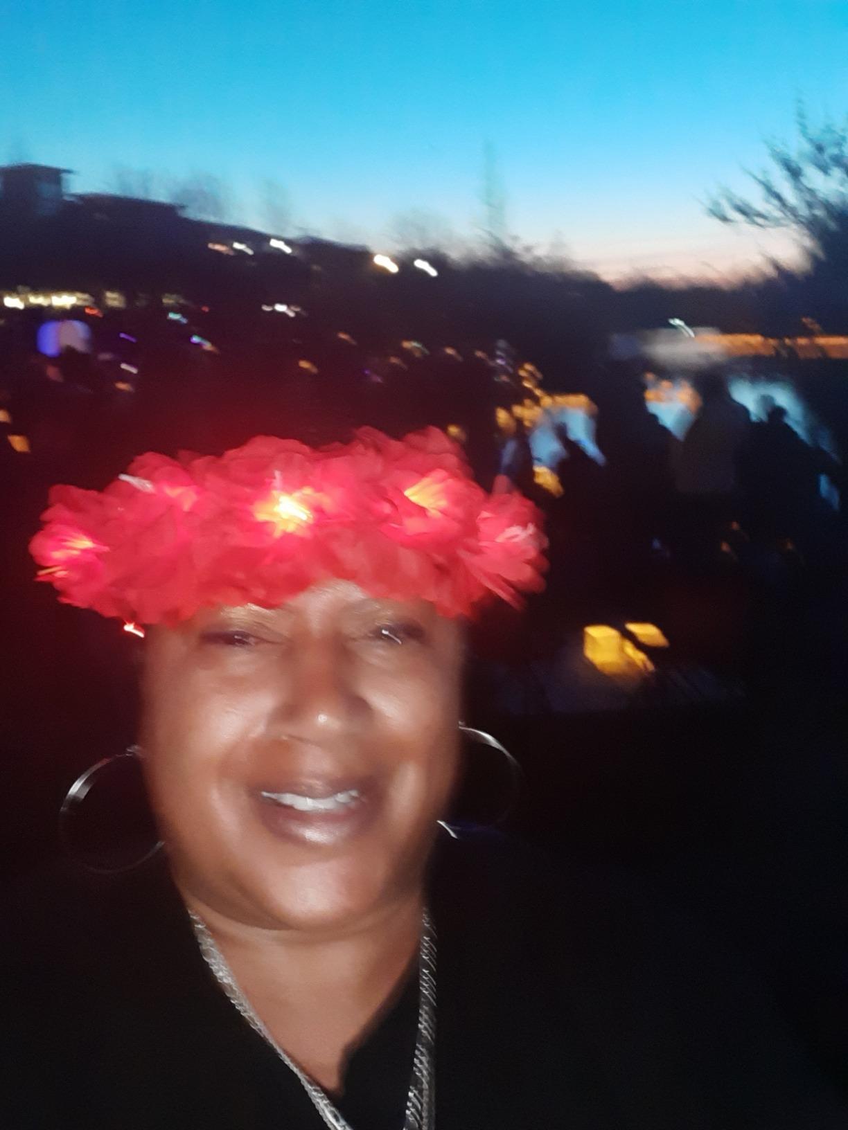 Amazon.com: Light Up Red Flower Crown Headband for Festivals with Red ...