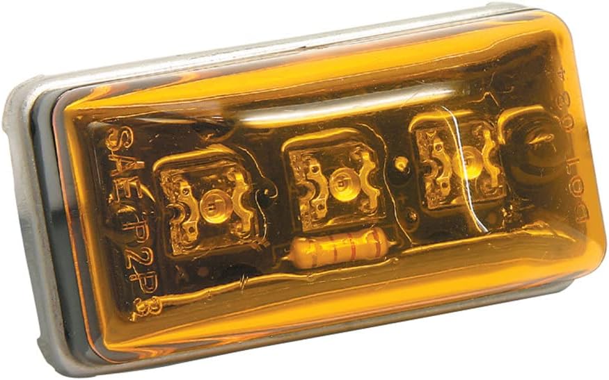 Amazon.com: Fulton Wesbar 401565 Waterproof LED Clearance Light, Amber ...