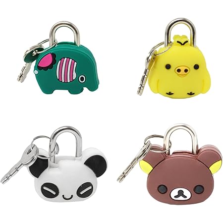 Honbay Cute Orange Fruit Padlock Mini Padlock Lock with Keys - for ...