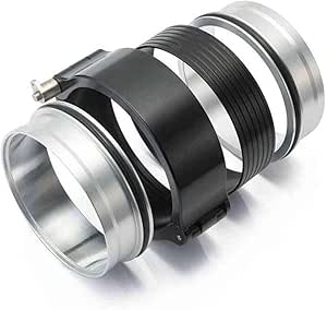 Amazon.com: FICHAS 4 inch 102mm Aluminum Quick Release HD V-Band Clamp ...