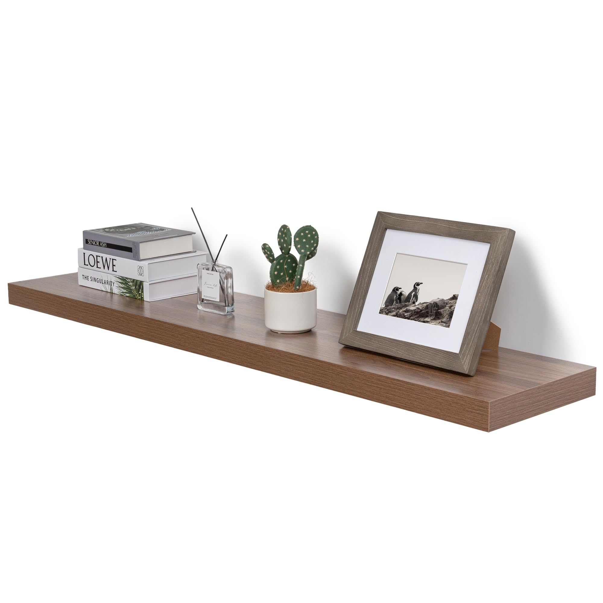 Amazon.com: Fun Memories 55 Inch Floating Shelf, Large Display Shelf ...