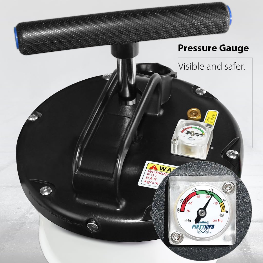 Vacuum Brake Bleeder FIRSTINFO A1157US – Hands-Free Operation, 1.1L ...