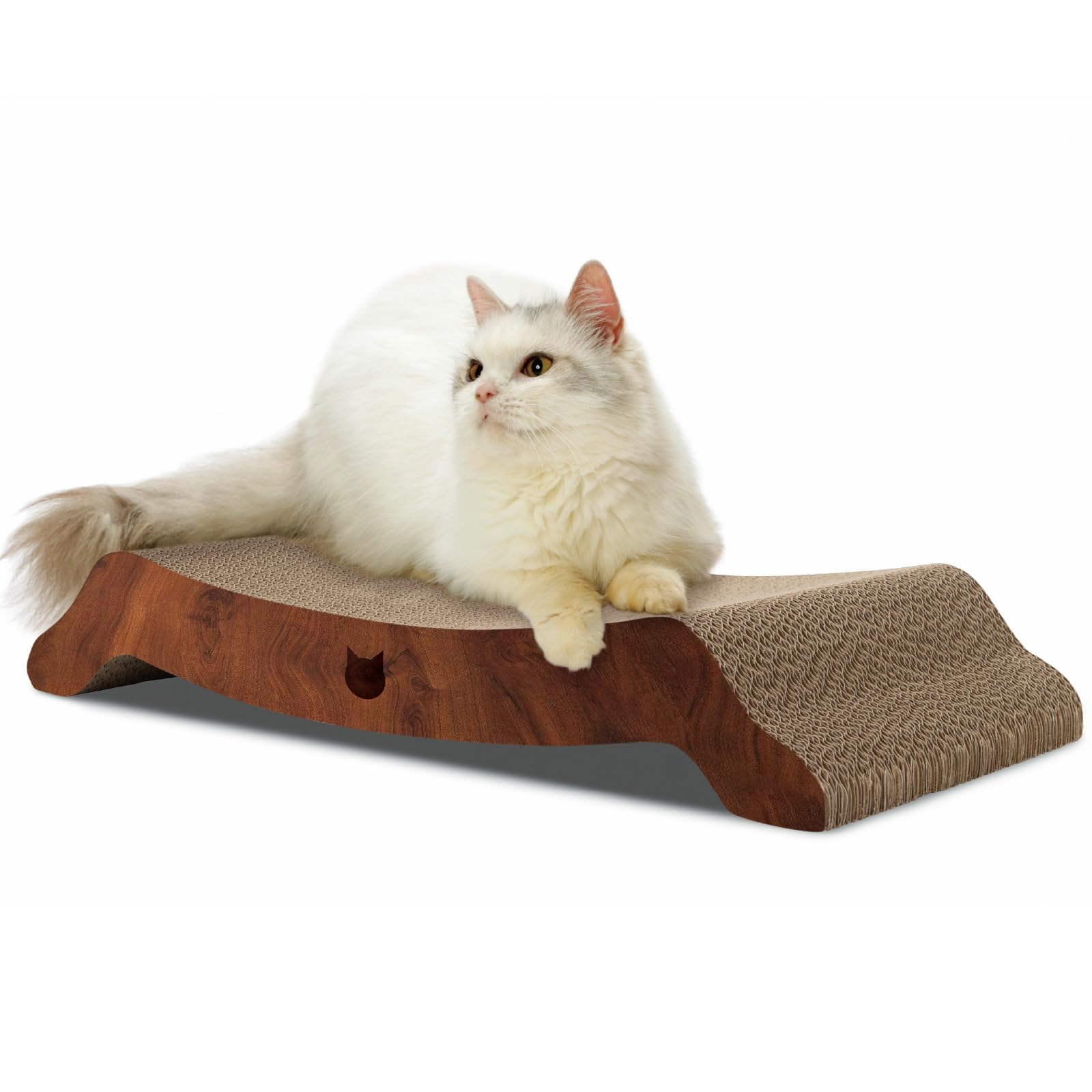 Amazon.com: Necoichi Cardboard Cat Scratcher Bed for Indoor Cats - Cat ...