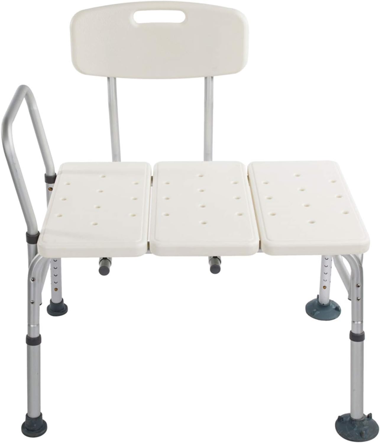 Amazon.com: White Transfer Bench for Bathtub, Shower Chair Shower Stool 330lbs Bath Seat Chair ...