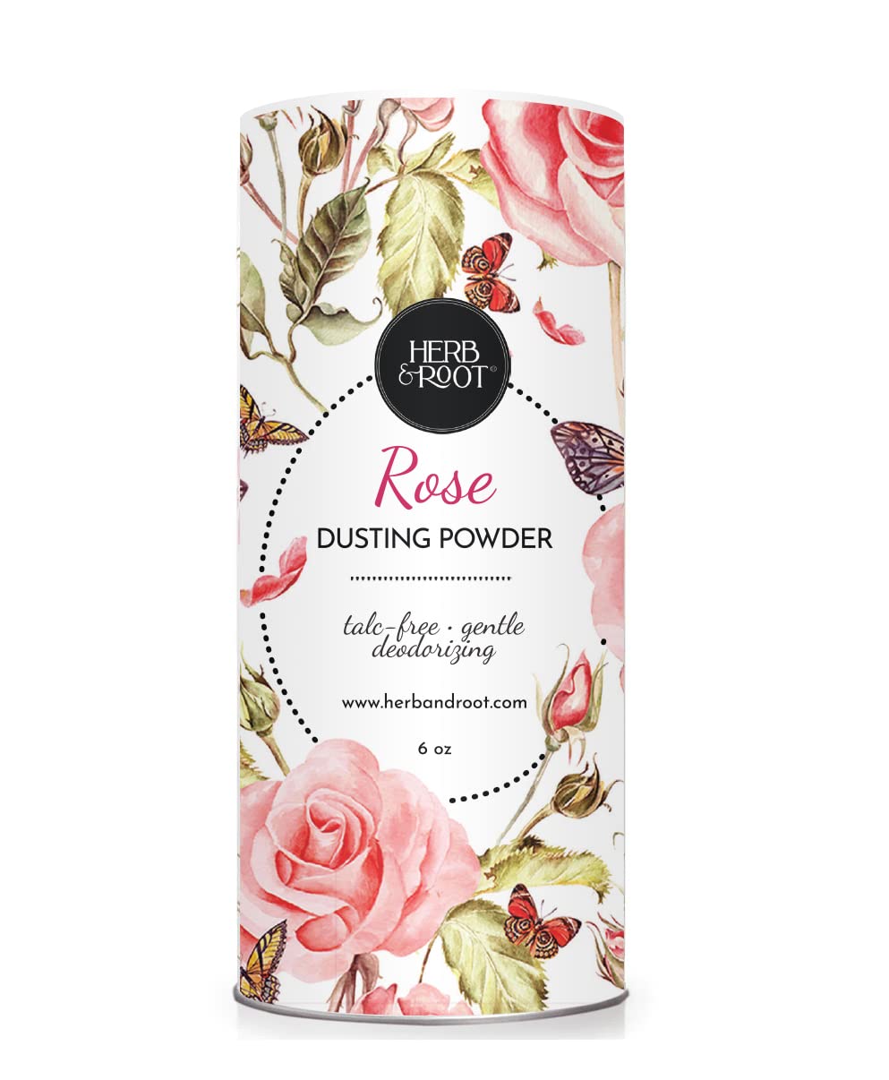 Amazon.com: Rose Talc Free Dusting Powders made with Arrowroot ...