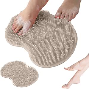 Amazon.com: Shower Foot Scrubber Mat with Non-Slip Suction Cups, 2025 ...