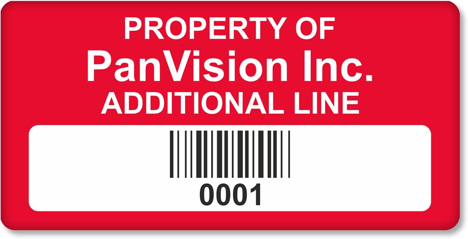 Amazon.com : MyAssetTag Custom Asset Labels with Barcode - Property ID ...