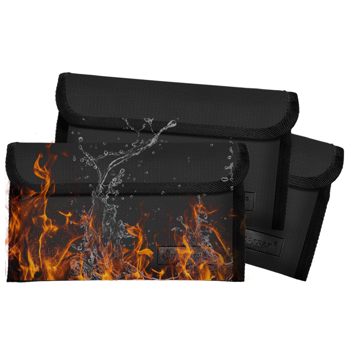 Snapklik.com : Small Fireproof Bag, Non-Itchy Fireproof Money Bag ...