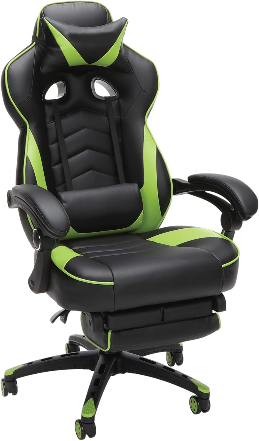 Amazon.com: 110 Ergonomic Gaming Chair with Footrest Recliner - Racing ...