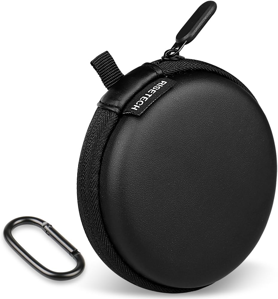 Amazon.com: RISETECH Circular Earbud Case Wired Earphone Case Holder ...