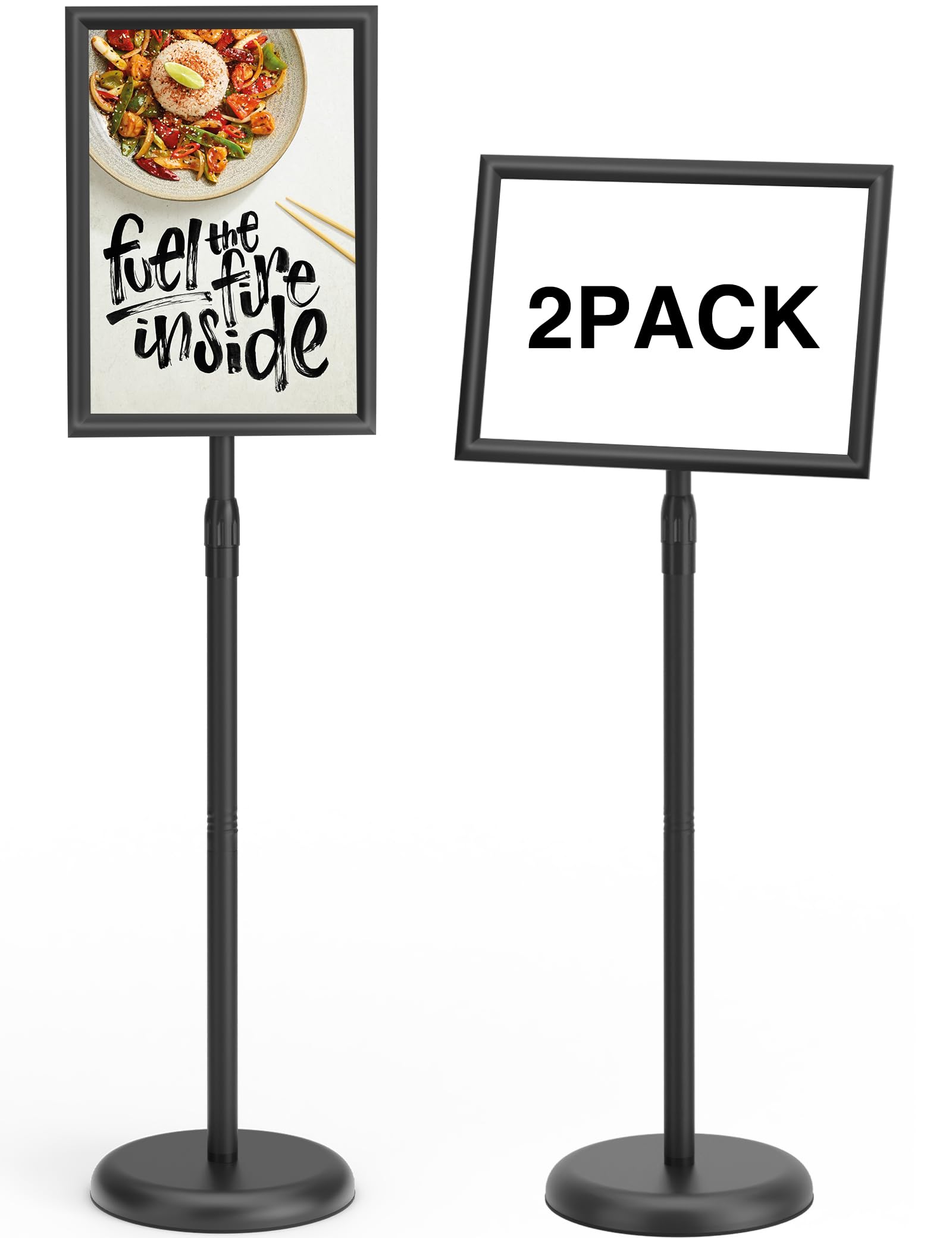 Snapklik.com : KOOV Sign Holder 85x11 inch-Adjustabl Sign Stand For ...